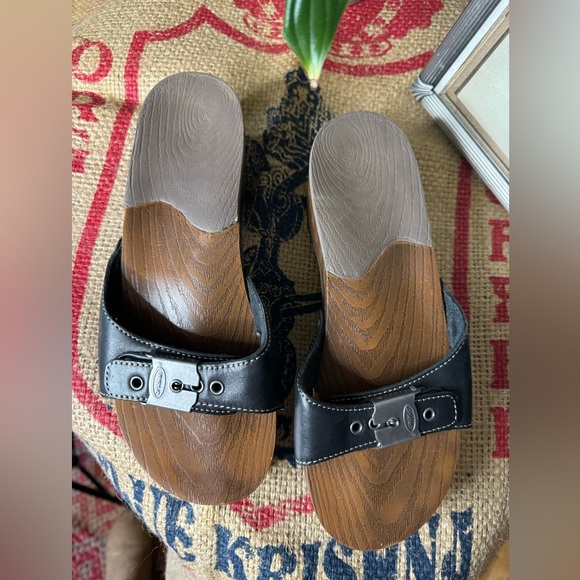 Dr. Scholl's | Shoes | Vintage Dr Scholls Original 2 Leather Exercise ...